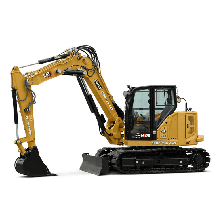 8T Excavator Hire Sydney | Cat 308CR Excavator